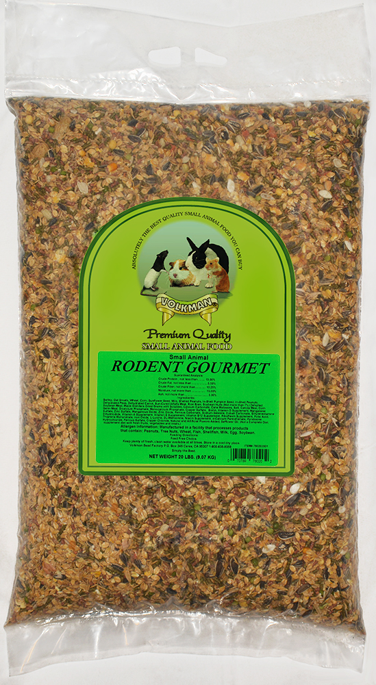 Volkman Rodent Gourmet - 20 lb - Volkman Pet Products